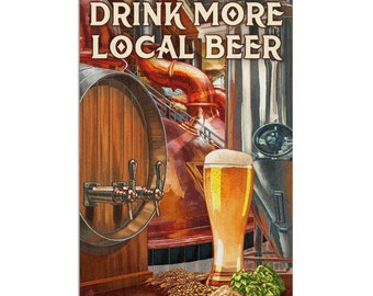 Drink More Beer Sign - Etsy