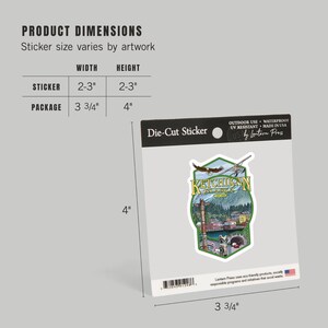 Sticker, Ketchikan, Alaska, Montage, , Vinyl Die Cut, Waterproof ...
