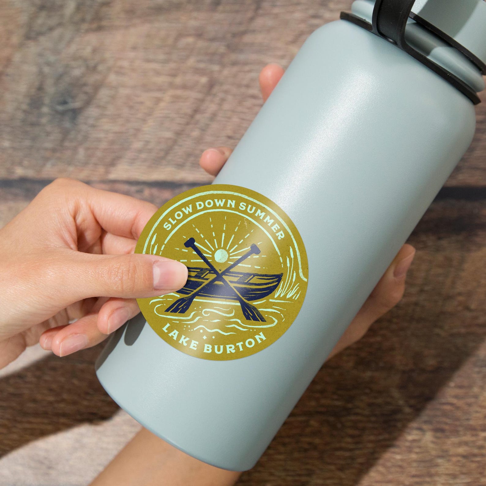 Lake Burton Georgia Vinyl Sticker, Waterproof Outdoor Use - Etsy