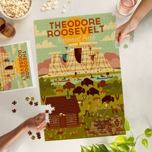 Puzzle, Theodore Roosevelt National Park, North Dakota, Geometric ...