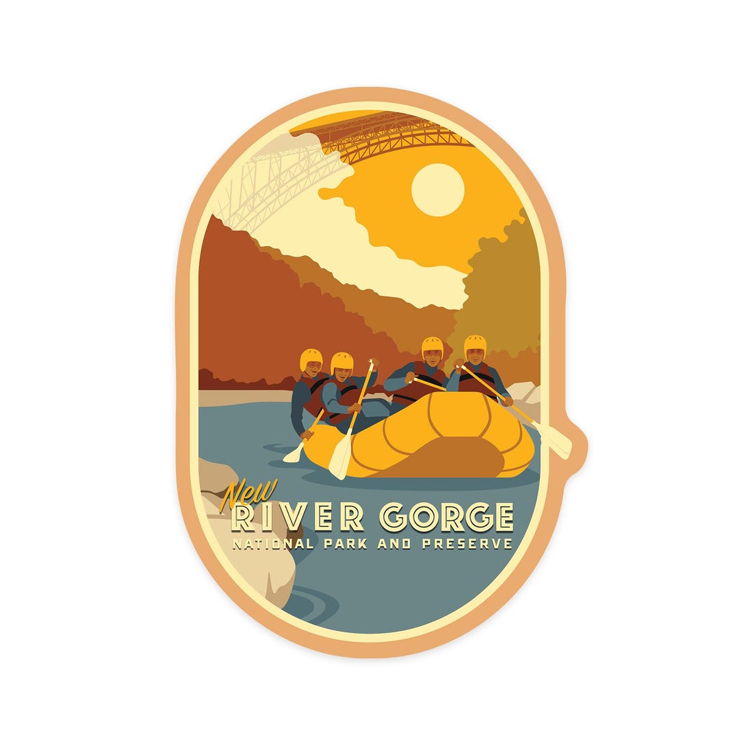 Sticker, New River Gorge National Park and Preserve, West Virginia ...