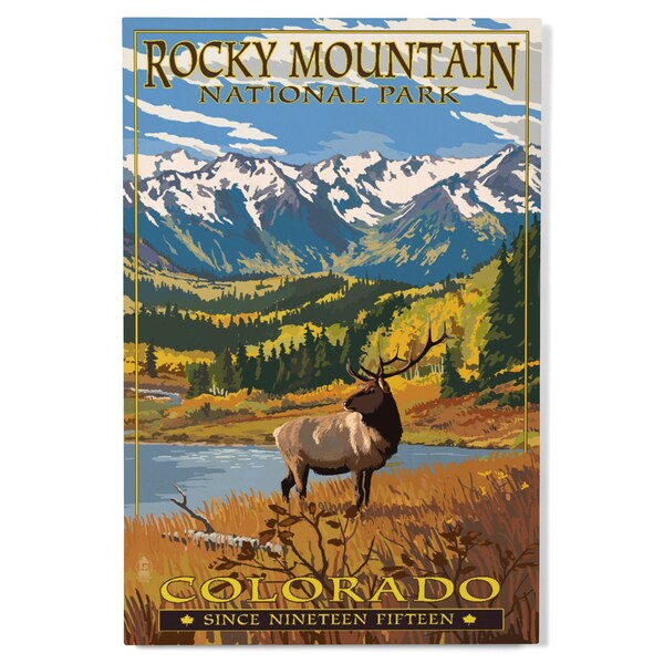 Wood Rocky Mountain Sign - Etsy