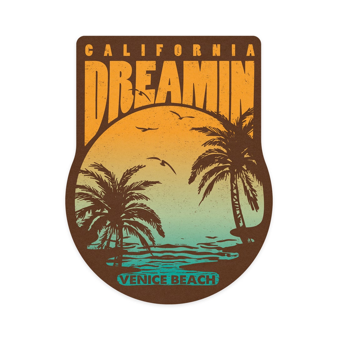 Sticker Venice Beach California California Dreamin' - Etsy