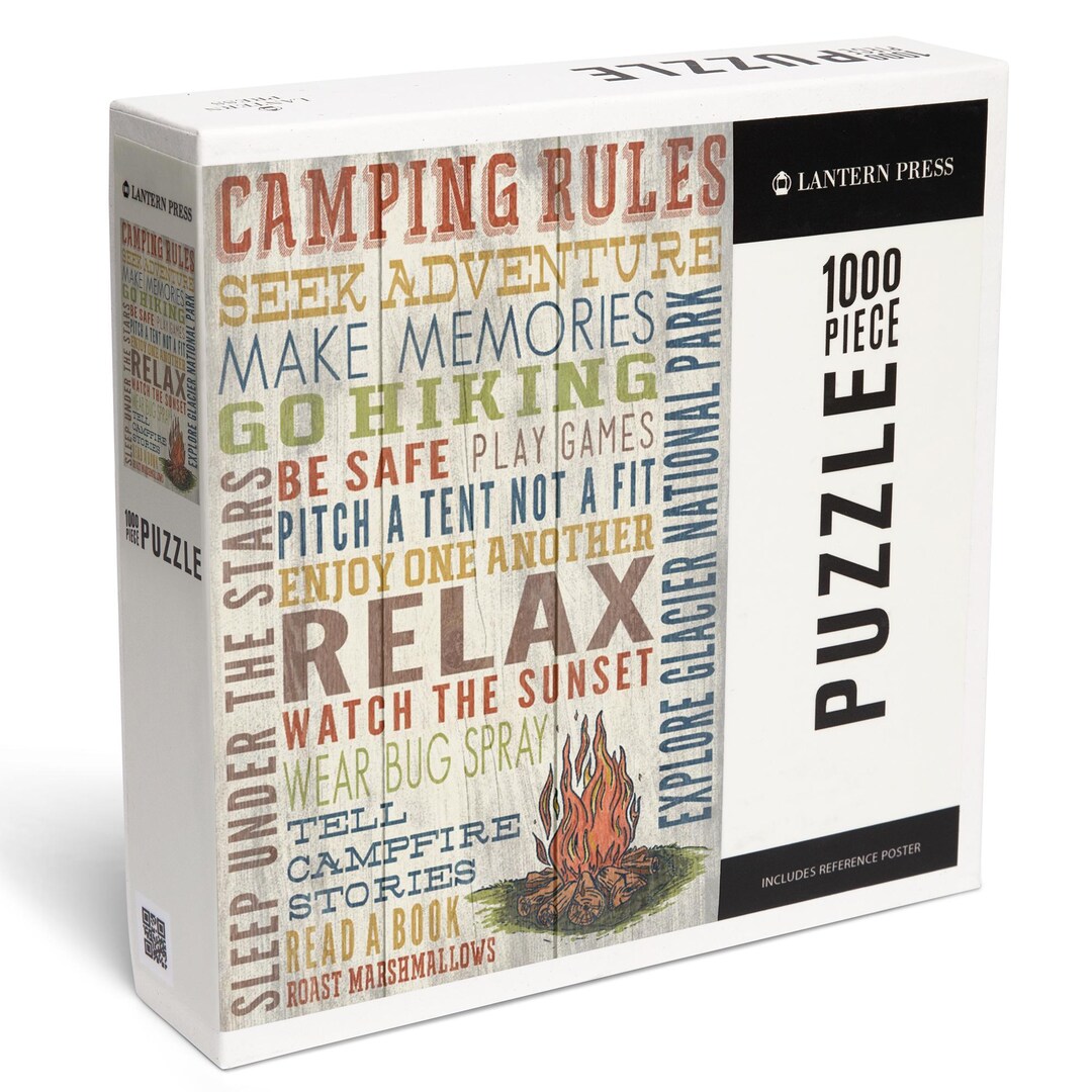Puzzle, Explore Glacier National Park, Montana, Camping Rules, Rustic ...