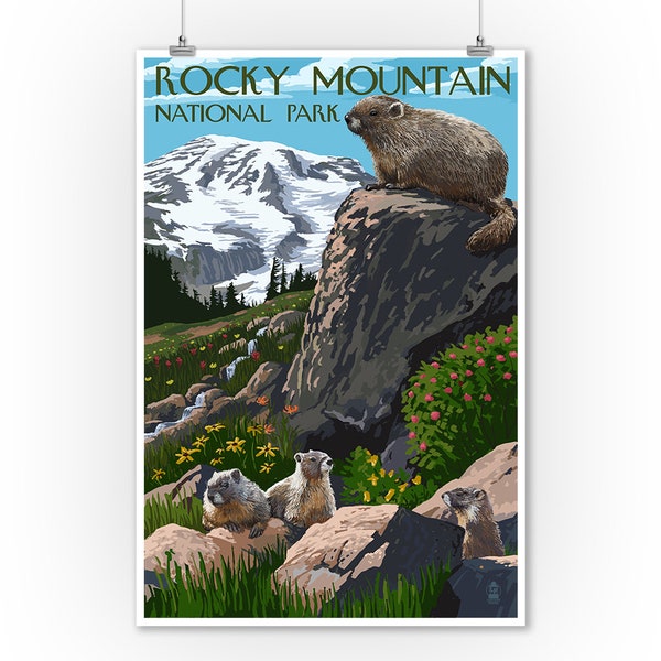 Rocky Mountain National Park Metal Sign - Etsy