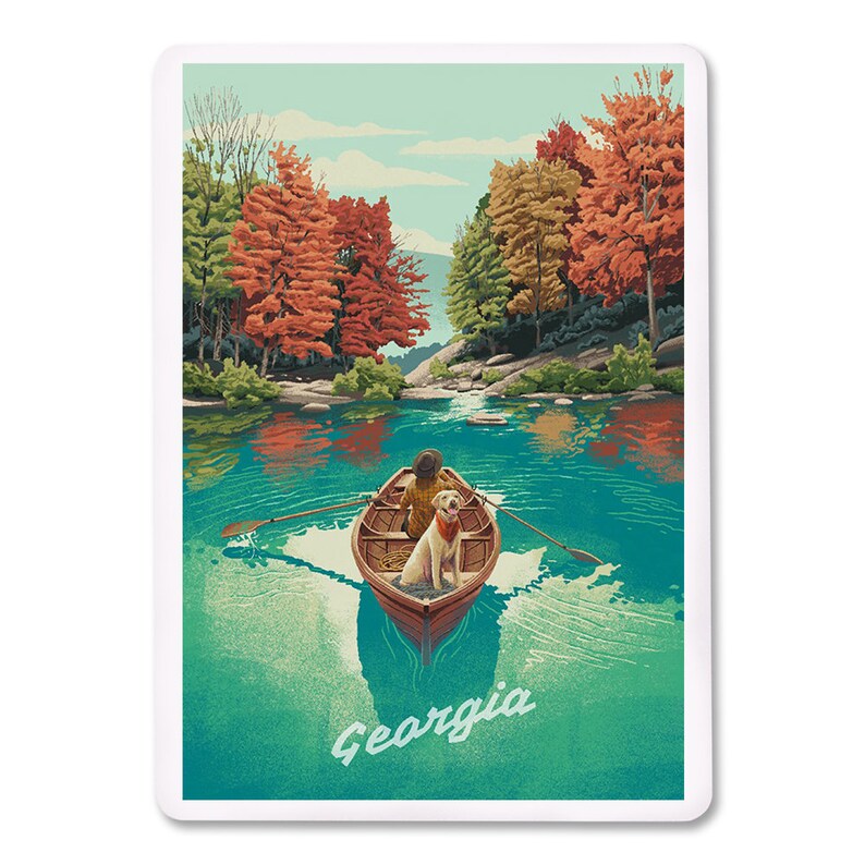 Playing Cards Georgia Quiet Explorer Boating Mountain 52 - Etsy