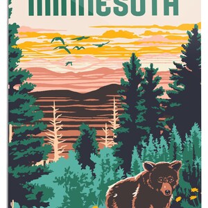 Prints Signs Minnesota Explorer Series Unique Metal Art - Etsy