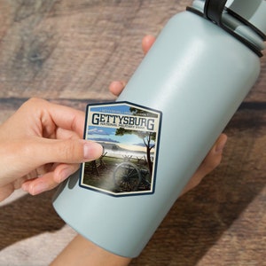 Sticker, Gettysburg National Military Park, Pennsylvania, Misty ...