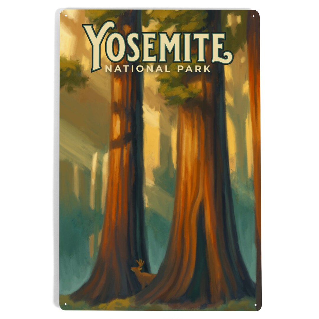 Metal Signs Yosemite National Park California Visit - Etsy
