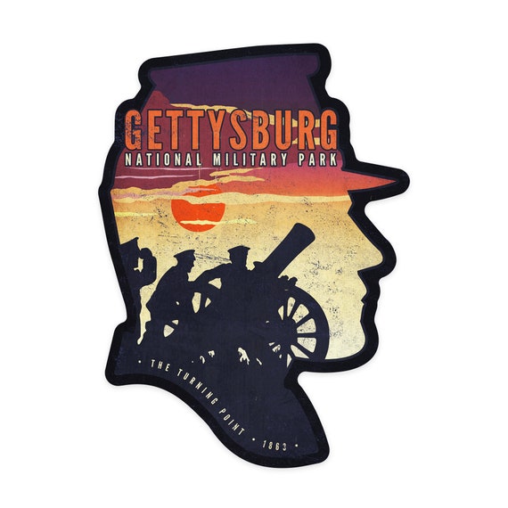 Sticker Gettysburg National Military Park Pennsylvania - Etsy