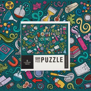 Puzzle, Science Icons, Collage, 1000 Pieces, Unique Jigsaw, Family ...