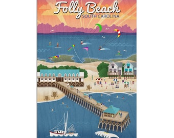 Folly Beach Sign - Etsy