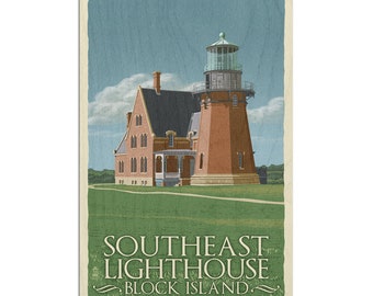 Wood Art Block Island - Etsy