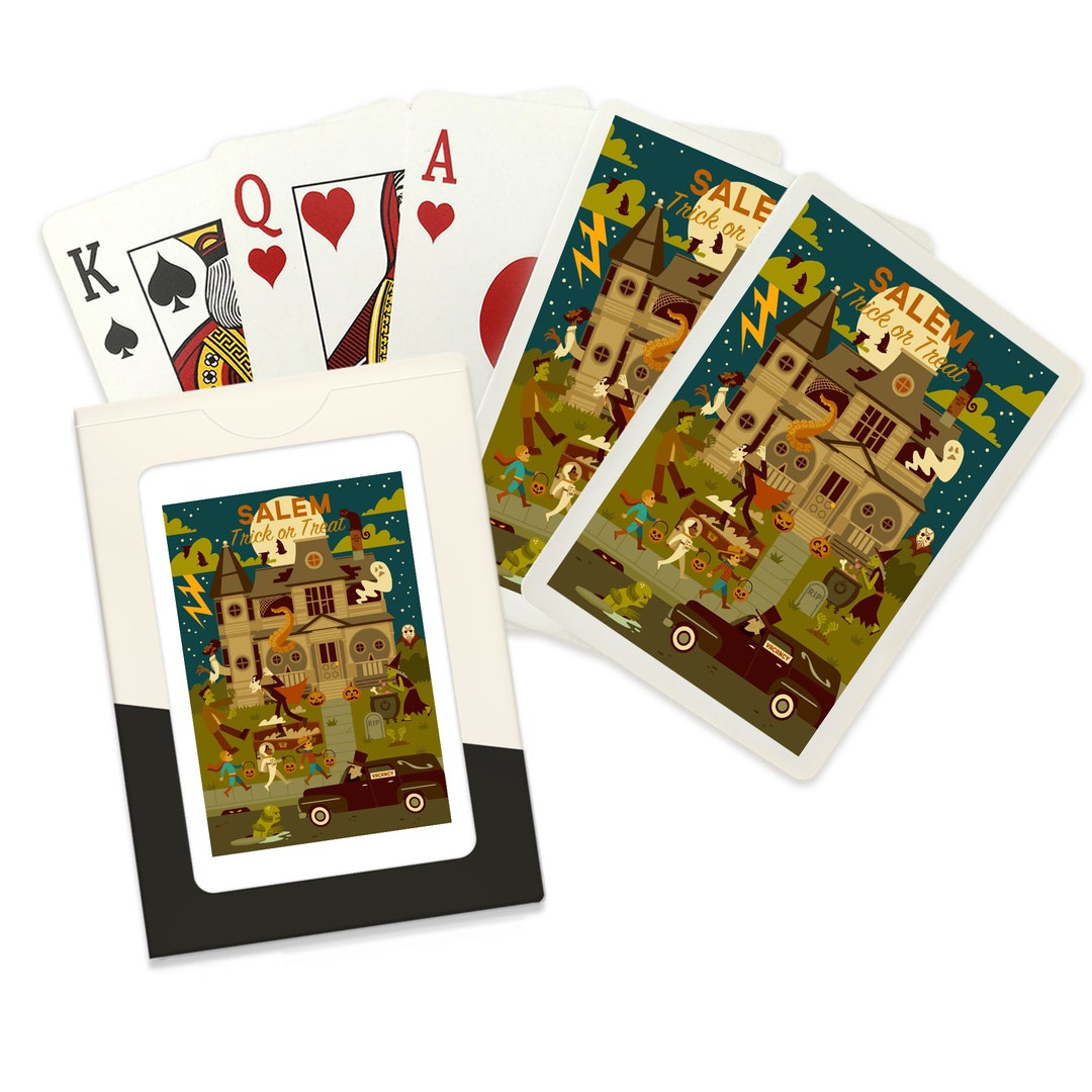 Playing Cards, Salem, Massachusetts, Halloween, Trick or Treat ...