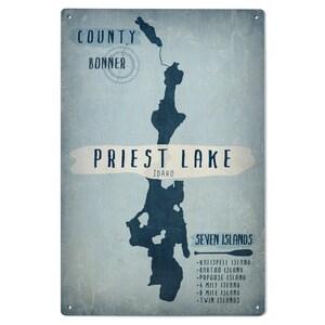 Birch Wood, Priest Lake, Idaho, Lake, Shape, Acreage & County, Lantern ...