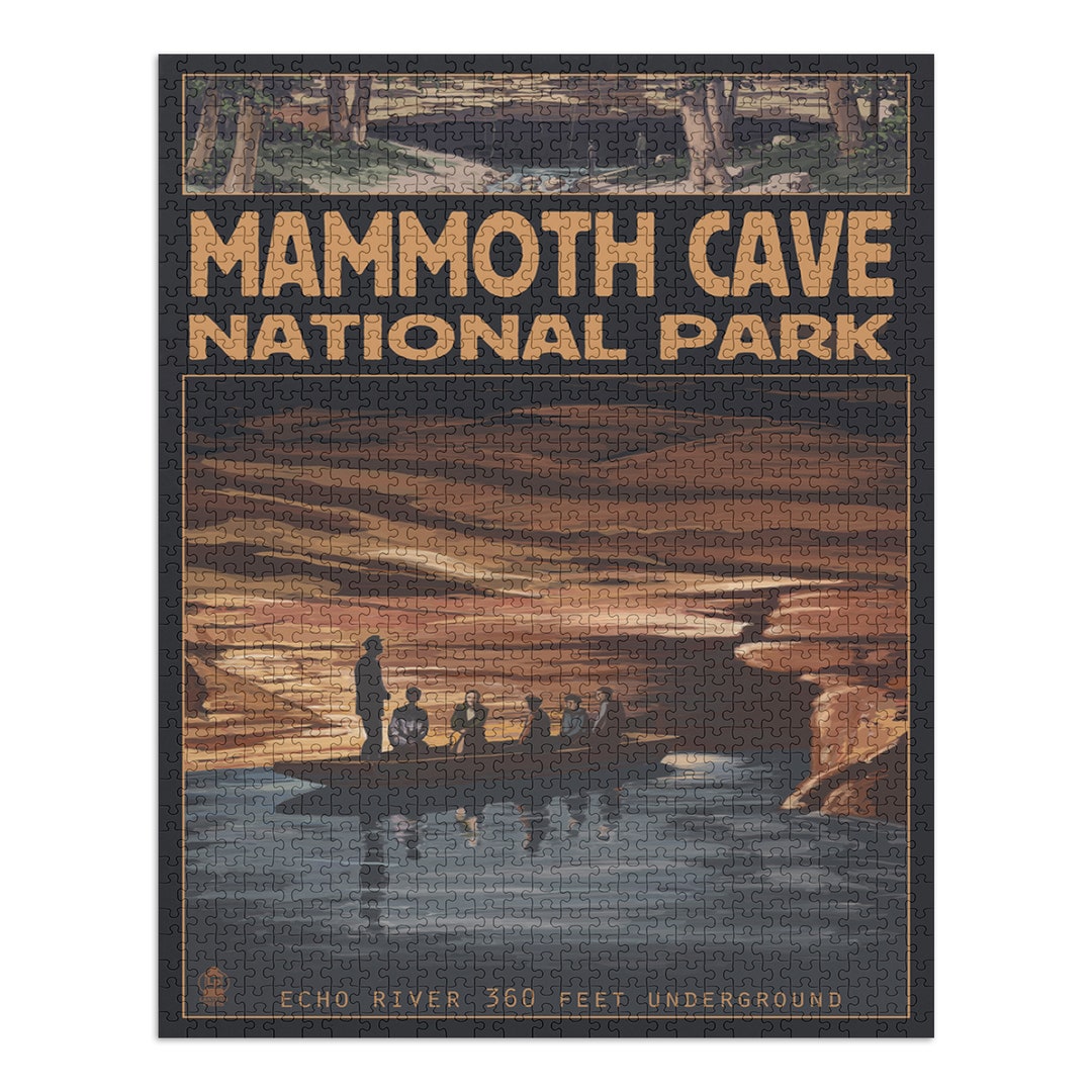 Puzzle Mammoth Cave National Park Kentucky Echo River 1000 - Etsy