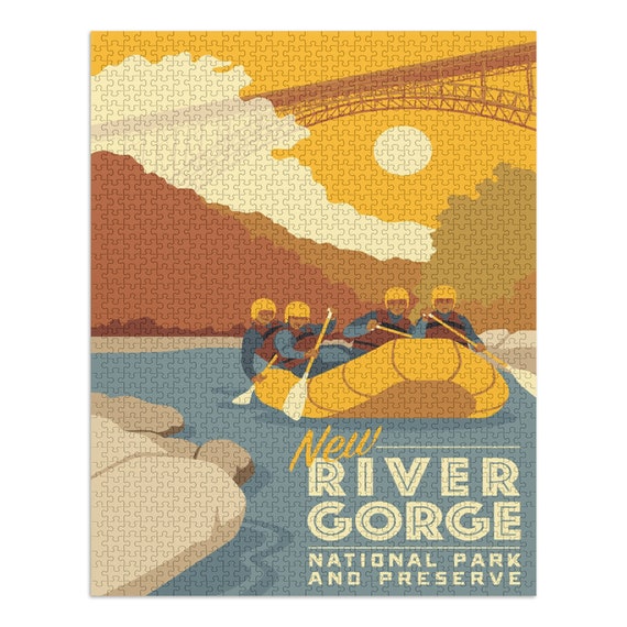 Puzzle New River Gorge National Park and Preserve West | Etsy
