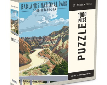South Dakota Jigsaw Puzzle - Etsy
