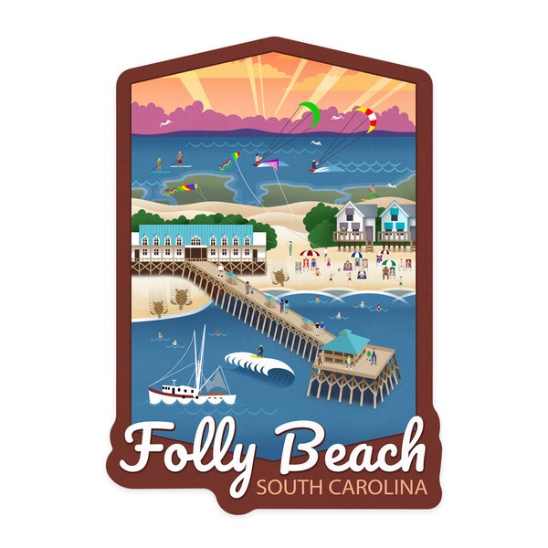 Folly Beach Art - Etsy