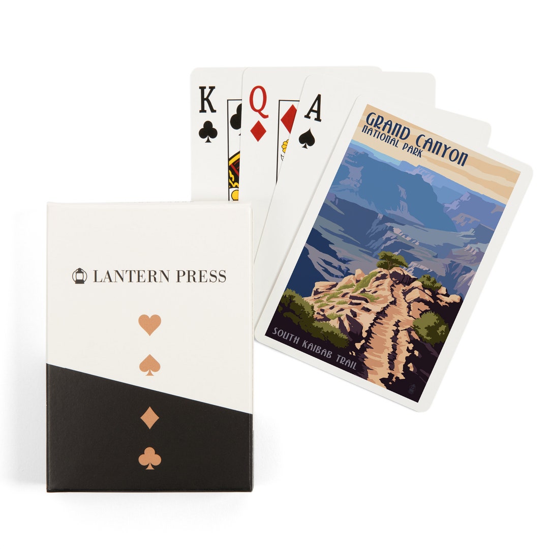 Playing Cards, Grand Canyon National Park, Arizona, South Kaibab Trail ...