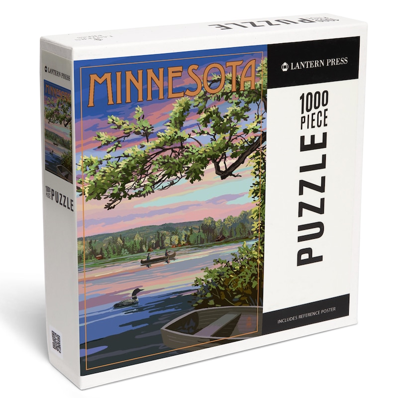 Minnesota Lake Puzzle - Etsy