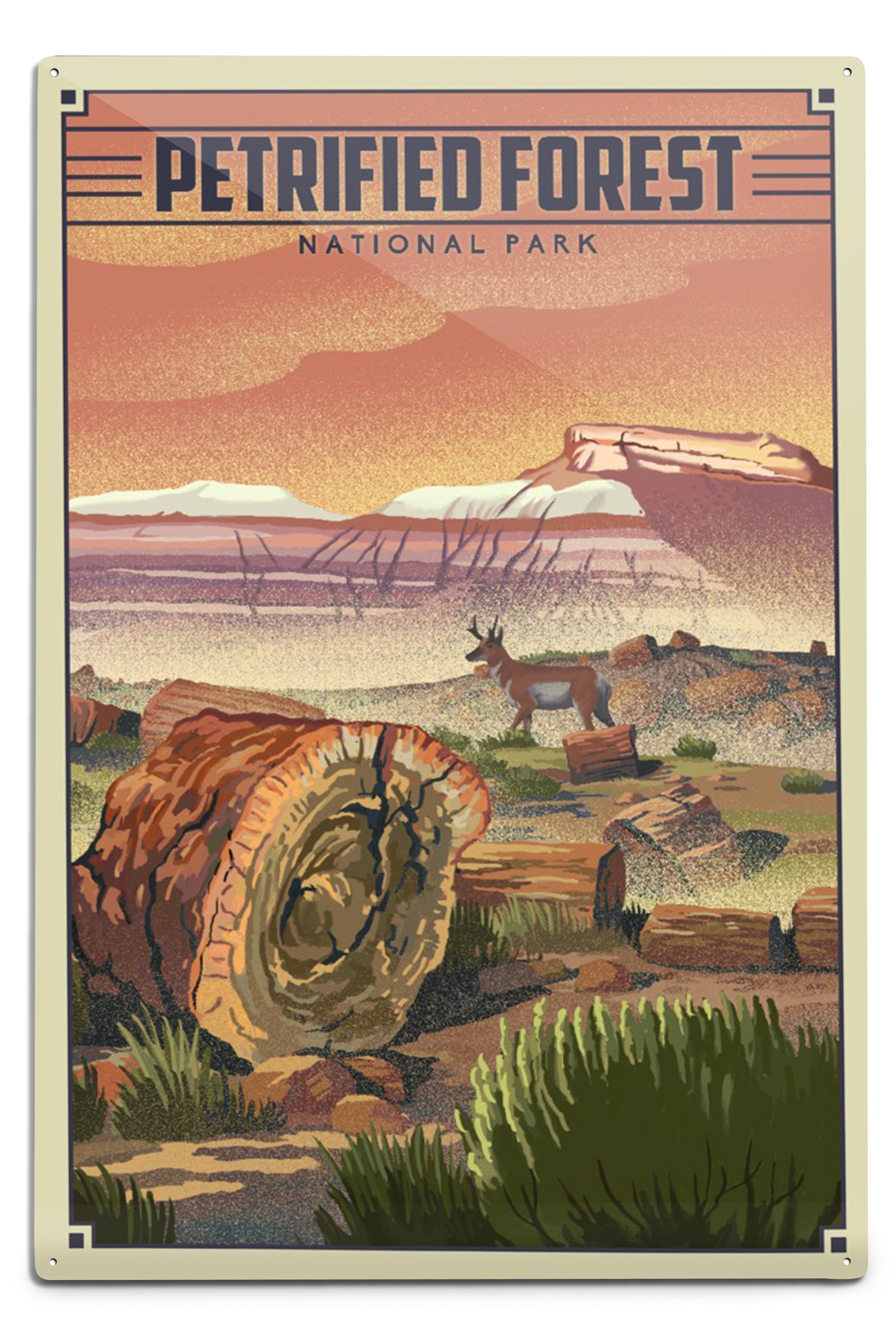 Petrified Forest National Park Sign