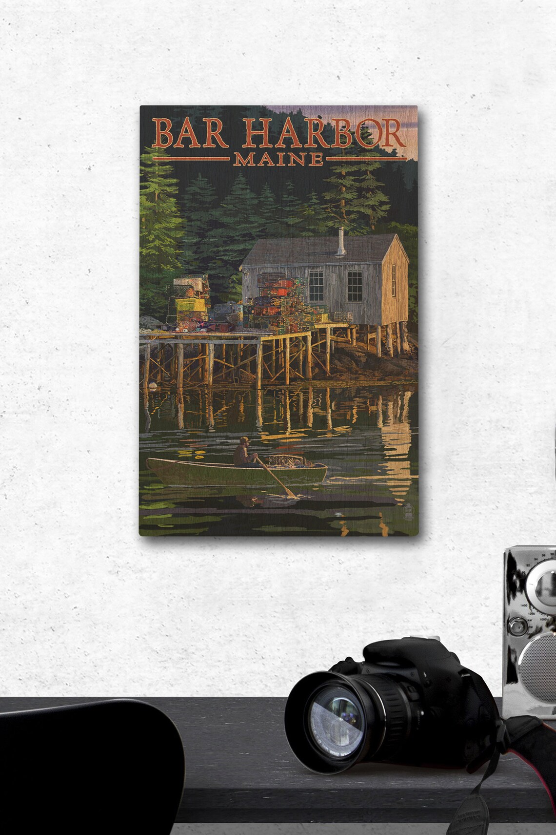 Birch Wood Bar Harbor Maine Lobster Shack Sustainable Sign - Etsy