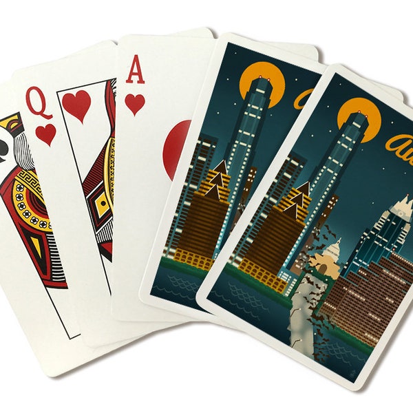 Texas Deck of Cards - Etsy
