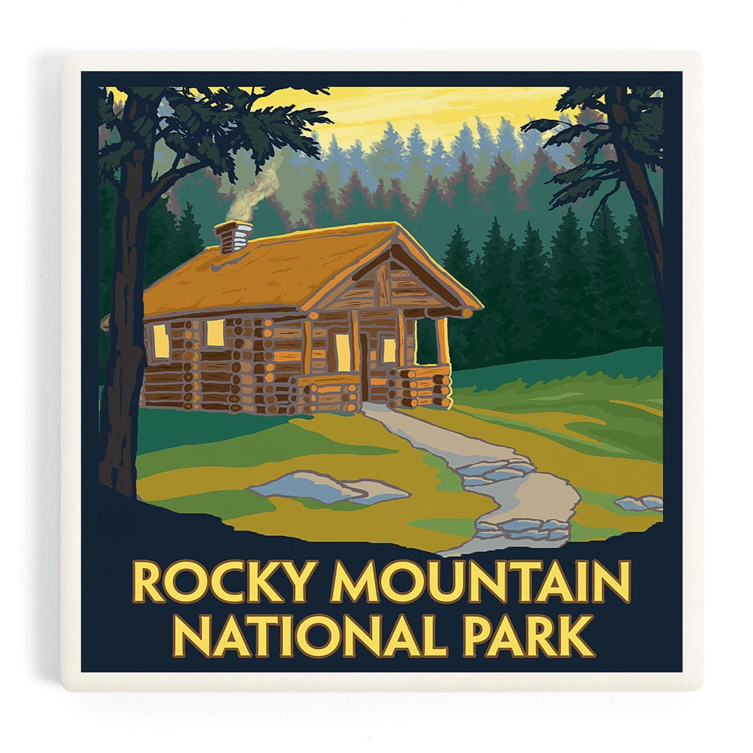 Coasters, Rocky Mountain National Park, Colorado, Cabin Scene, Cork ...