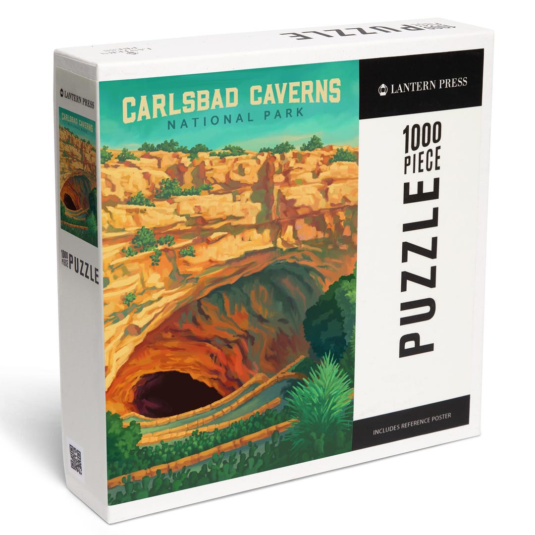 Puzzle, Carlsbad Caverns National Park, Oil Painting, 1000 Pieces, Unique Jigsaw, Family, Adults ...