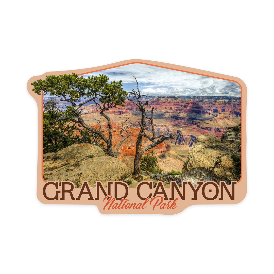 Sticker Grand Canyon National Park Arizona Canyon View - Etsy