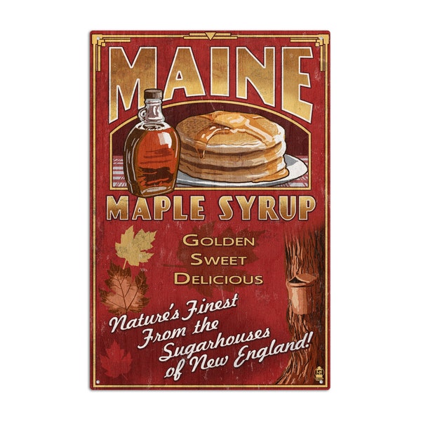 Maple Syrup Sign - Etsy