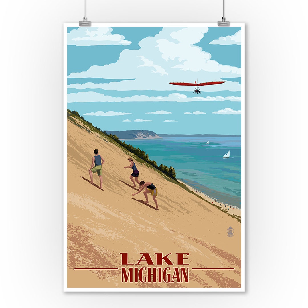 Prints Signs Michigan Dunes Unique Metal Art Posters - Etsy