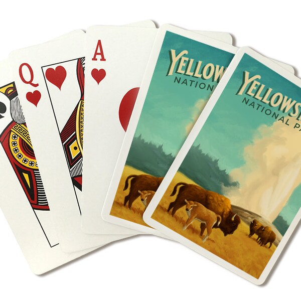 Yellowstone National Park Playing Cards - Etsy