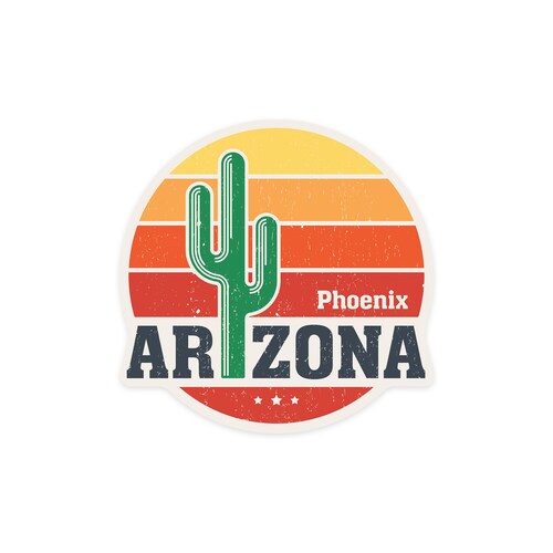 Arizona Vinyl Sticker Vinyl Decal Arizona Decal Outdoor - Etsy