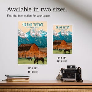 Prints, Grand Teton National Park, Wyoming, Painterly National Park ...