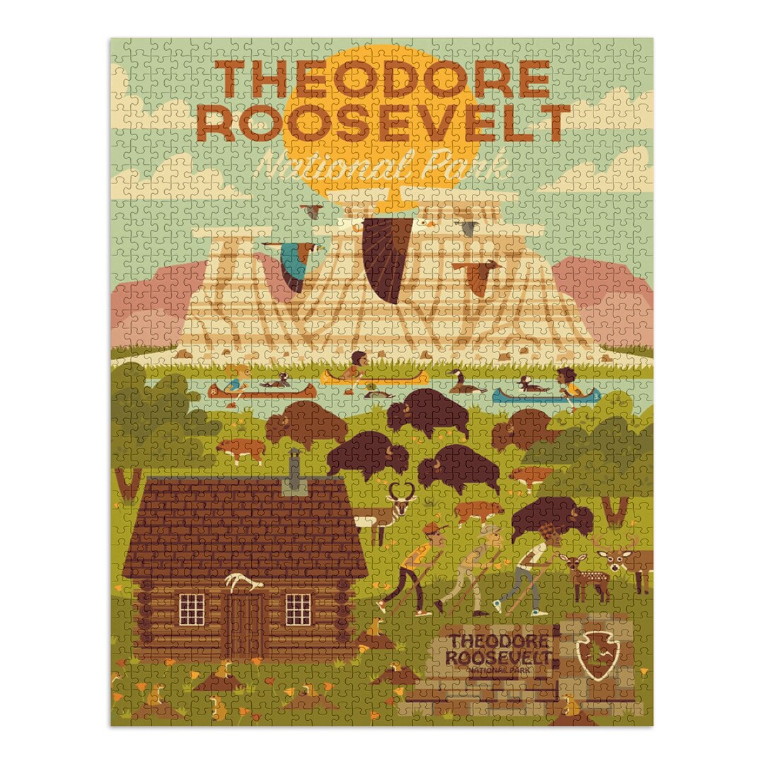 Puzzle Theodore Roosevelt National Park North Dakota - Etsy