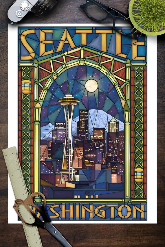 Photography Stained glass windows photo print Seattle Art ...