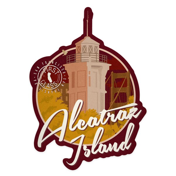 Alcatraz Sticker - Etsy