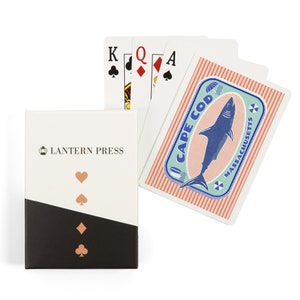 Playing Cards, Cape Cod, Massachusetts, Dockside Series, Shark, 52 Card ...