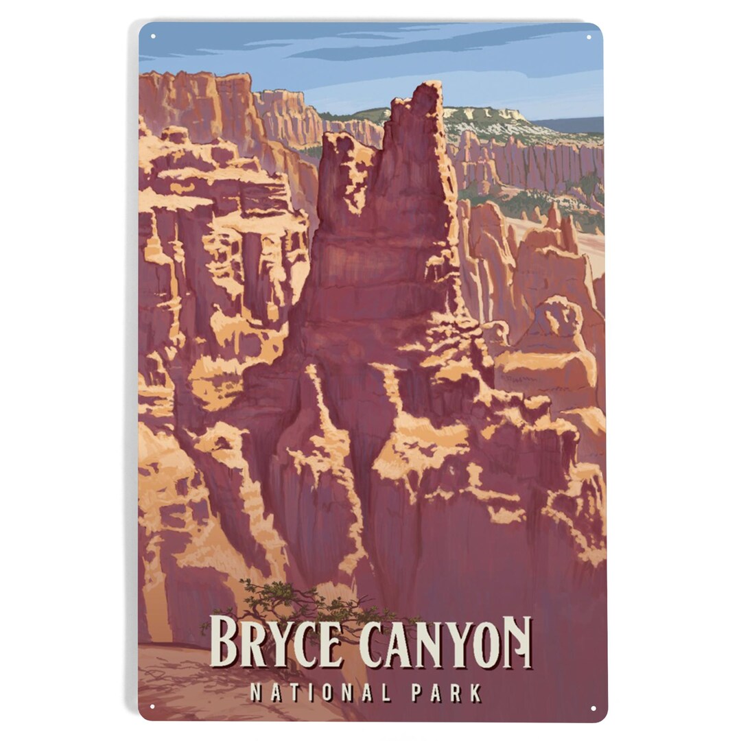 Metal Signs, Bryce Canyon National Park, Utah, Painterly National Park ...
