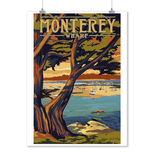 Monterey Bay Clock 12 Diameter | Etsy