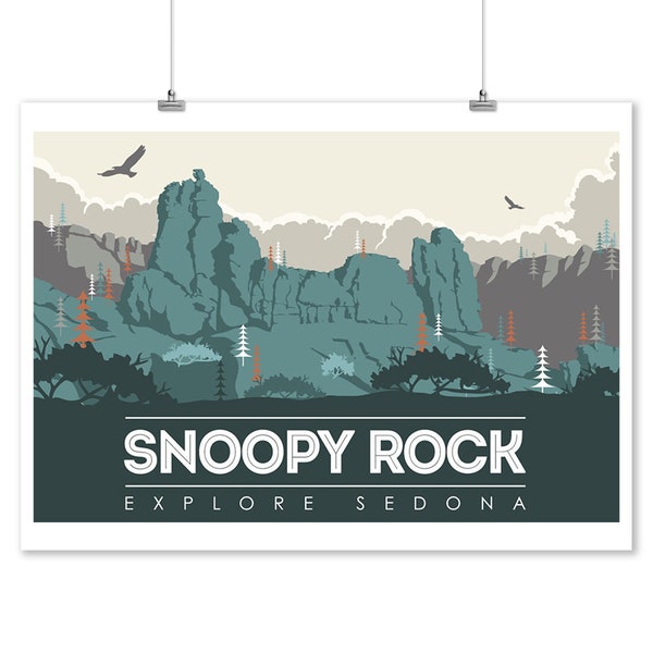 Snoopy Rock - Etsy