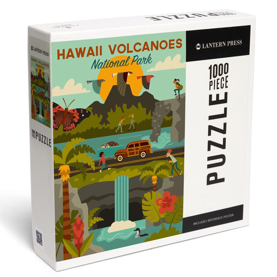 Puzzle, Hawaii Volcanoes National Park, Hawaii, Geometric National Park ...