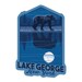 Sticker Lake George New York Bear & Reflection at Night - Etsy