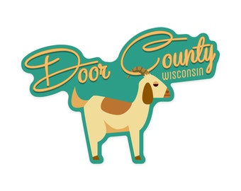 Door County Sticker - Etsy