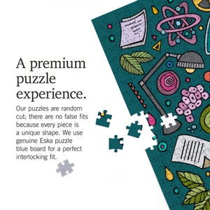 Puzzle, Science Icons, Collage, 1000 Pieces, Unique Jigsaw, Family ...