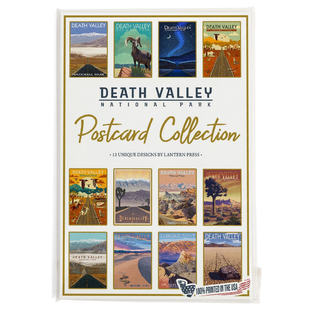 Postcards, Death Valley National Park Set, California and Nevada, 12 ...