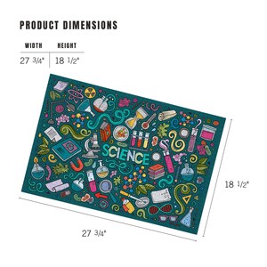 Puzzle, Science Icons, Collage, 1000 Pieces, Unique Jigsaw, Family ...