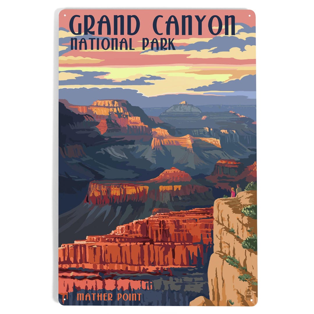 Metal Signs, Grand Canyon National Park, Arizona, Mather Point, Unique ...